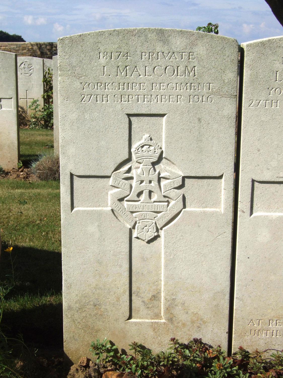 The Yorkshire Regiment War Graves