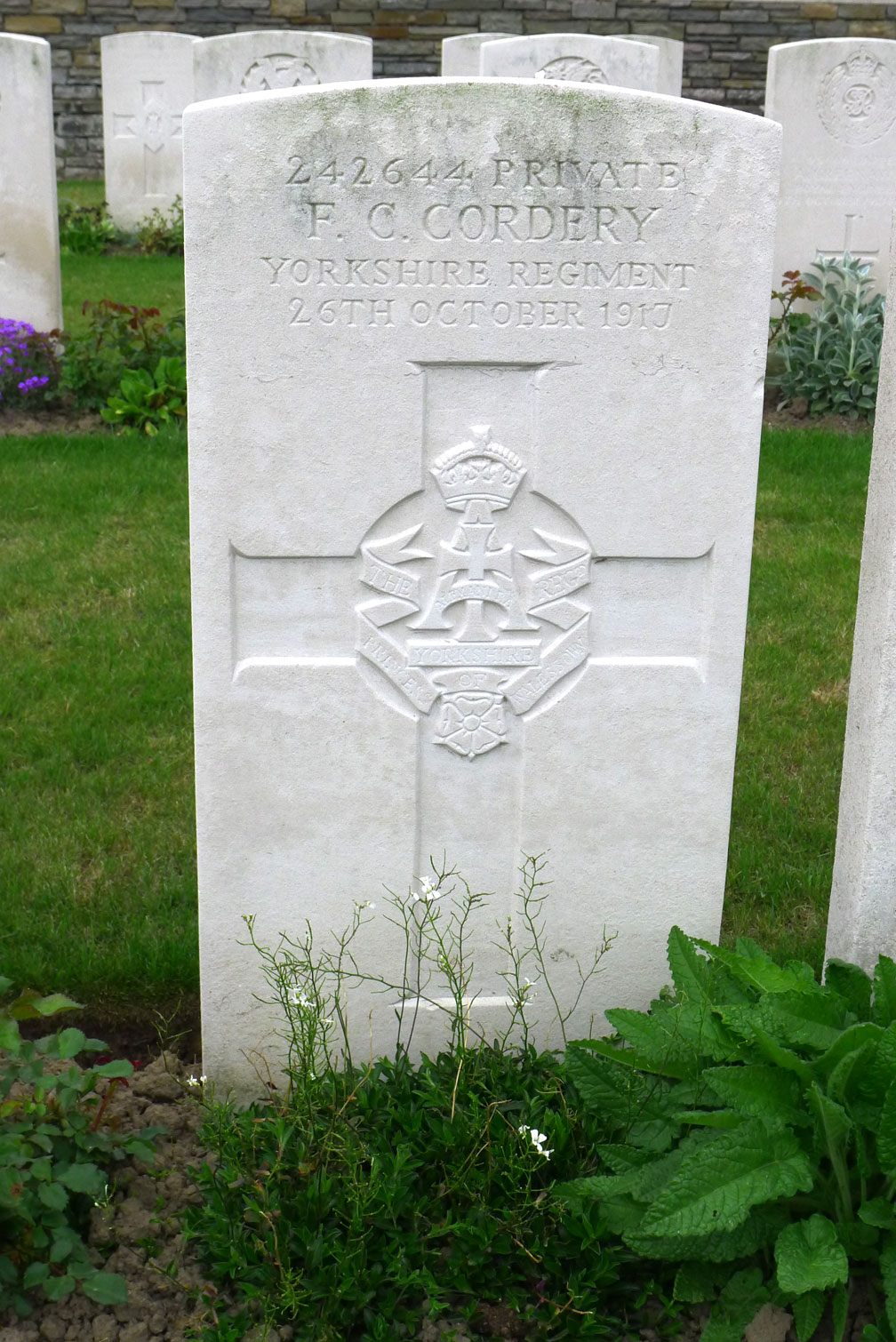 The Yorkshire Regiment War Graves