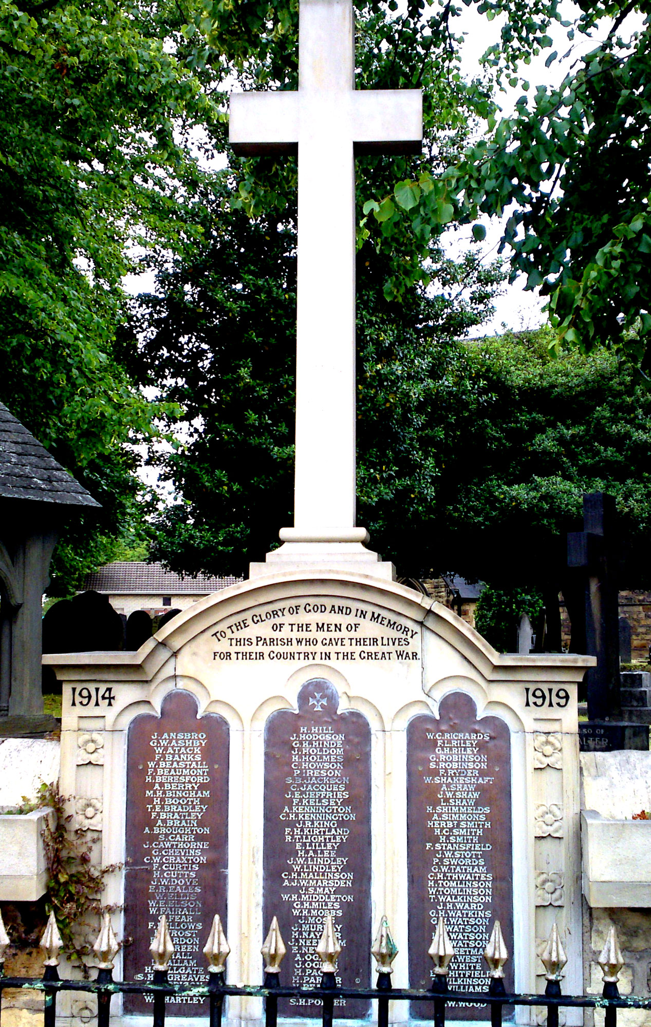 The Yorkshire Regiment, Local War Memorials