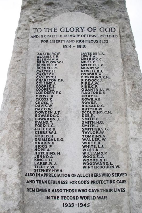 The Yorkshire Regiment, Local War Memorials