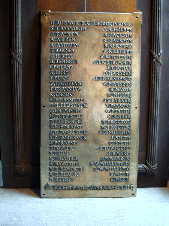 The Yorkshire Regiment, Local War Memorials