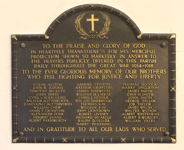The Yorkshire Regiment, Local War Memorials