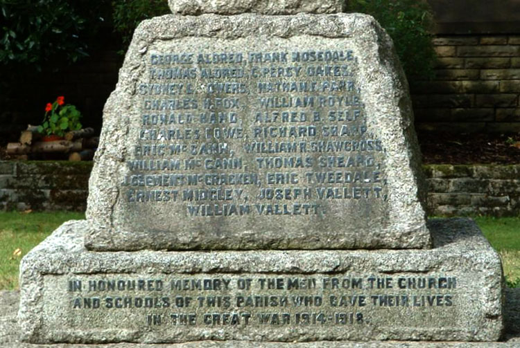 The Yorkshire Regiment, Local War Memorials