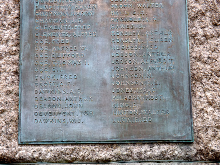 The Yorkshire Regiment, Local War Memorials
