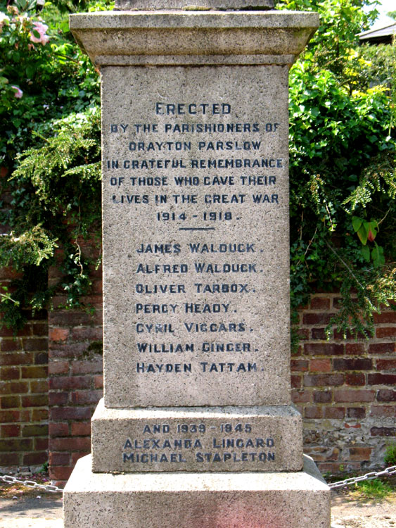 The Yorkshire Regiment, Local War Memorials
