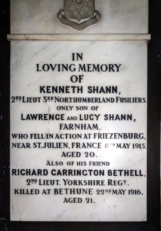 The Yorkshire Regiment, Local War Memorials