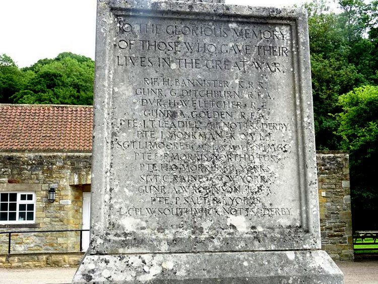 The Yorkshire Regiment, Local War Memorials
