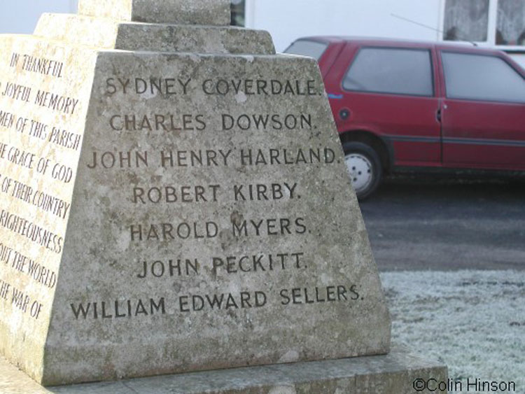 The Yorkshire Regiment, Local War Memorials