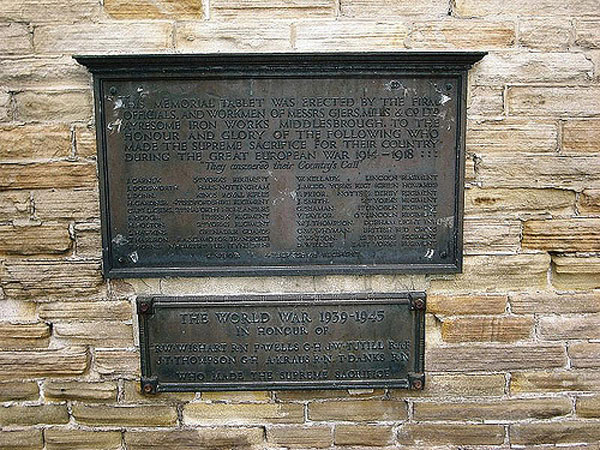 The Yorkshire Regiment, Local War Memorials