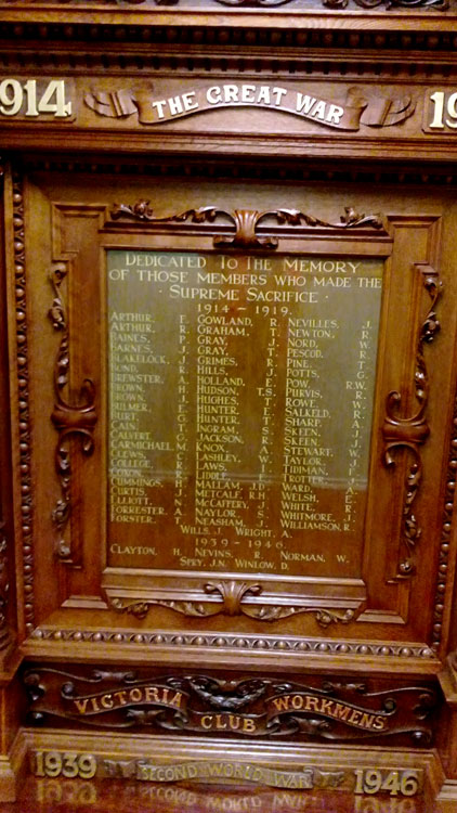The Yorkshire Regiment, Local War Memorials