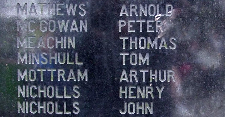 The Yorkshire Regiment, Local War Memorials