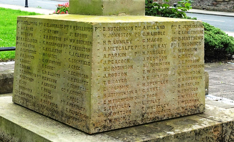 The Yorkshire Regiment, Local War Memorials