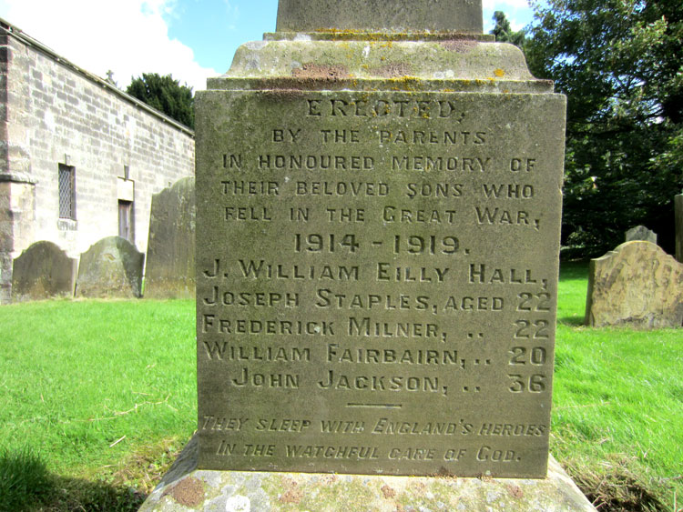 The Yorkshire Regiment, Local War Memorials