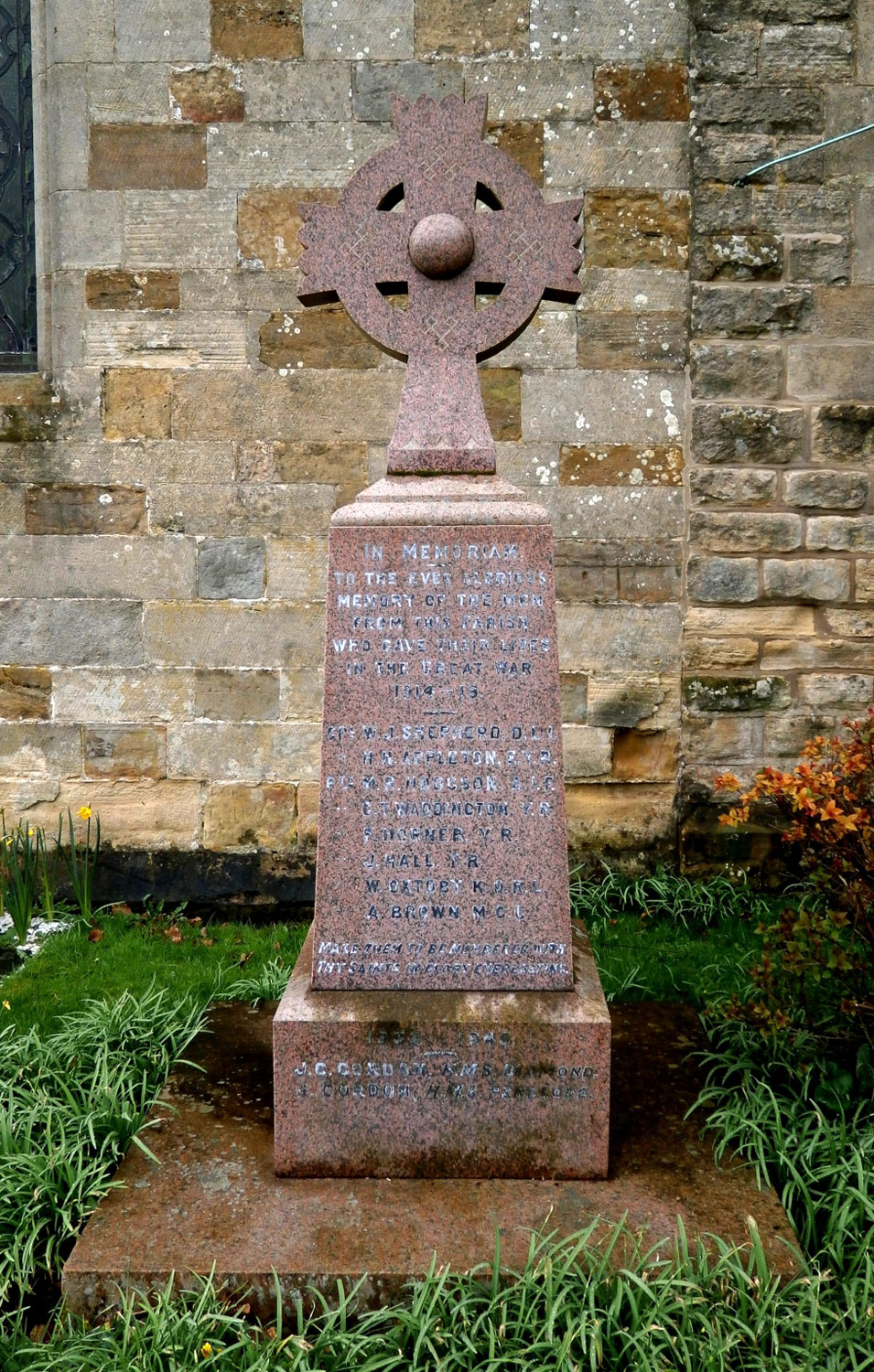 The Yorkshire Regiment, Local War Memorials