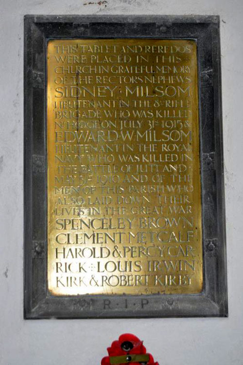 The Yorkshire Regiment, Local War Memorials