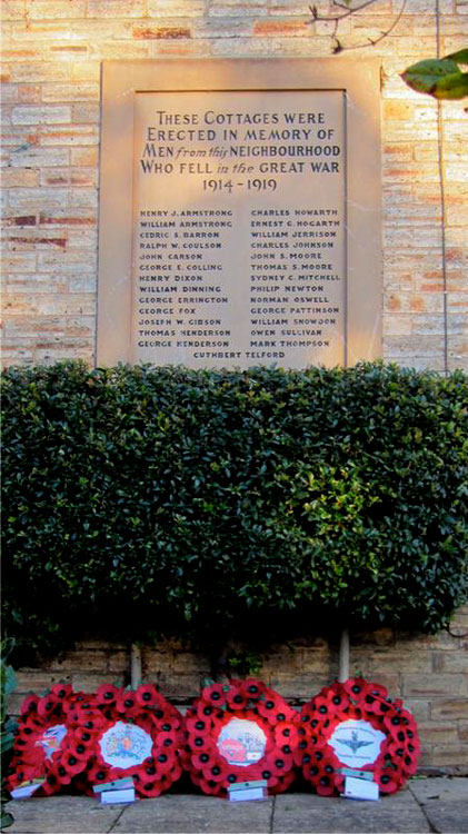 The Yorkshire Regiment, Local War Memorials