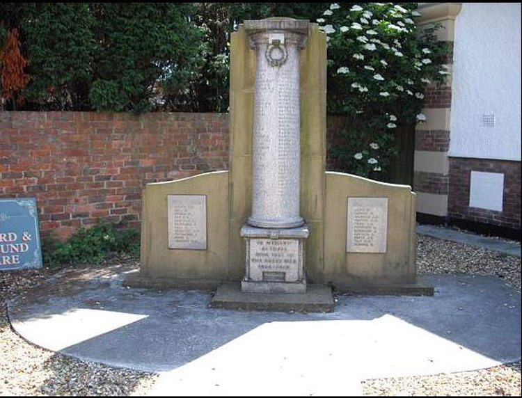 The Yorkshire Regiment, War Memorials Elsewhere