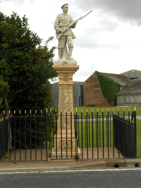 The Yorkshire Regiment, Local War Memorials