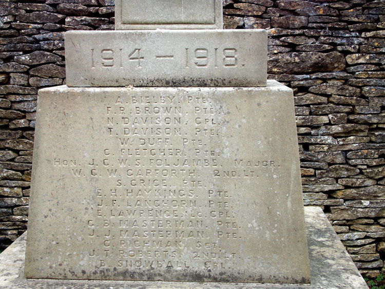 The Yorkshire Regiment, Local War Memorials