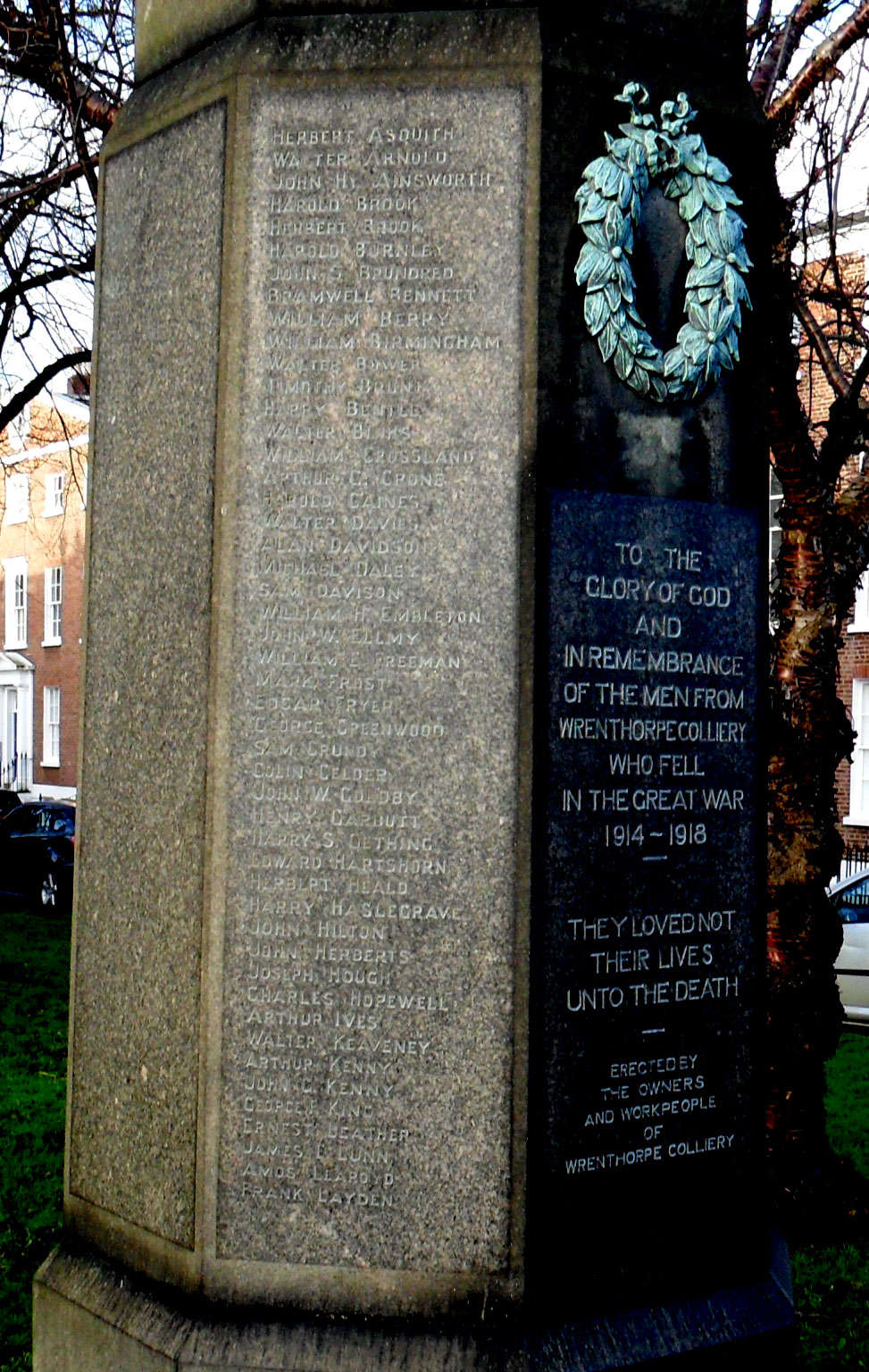 The Yorkshire Regiment, Local War Memorials