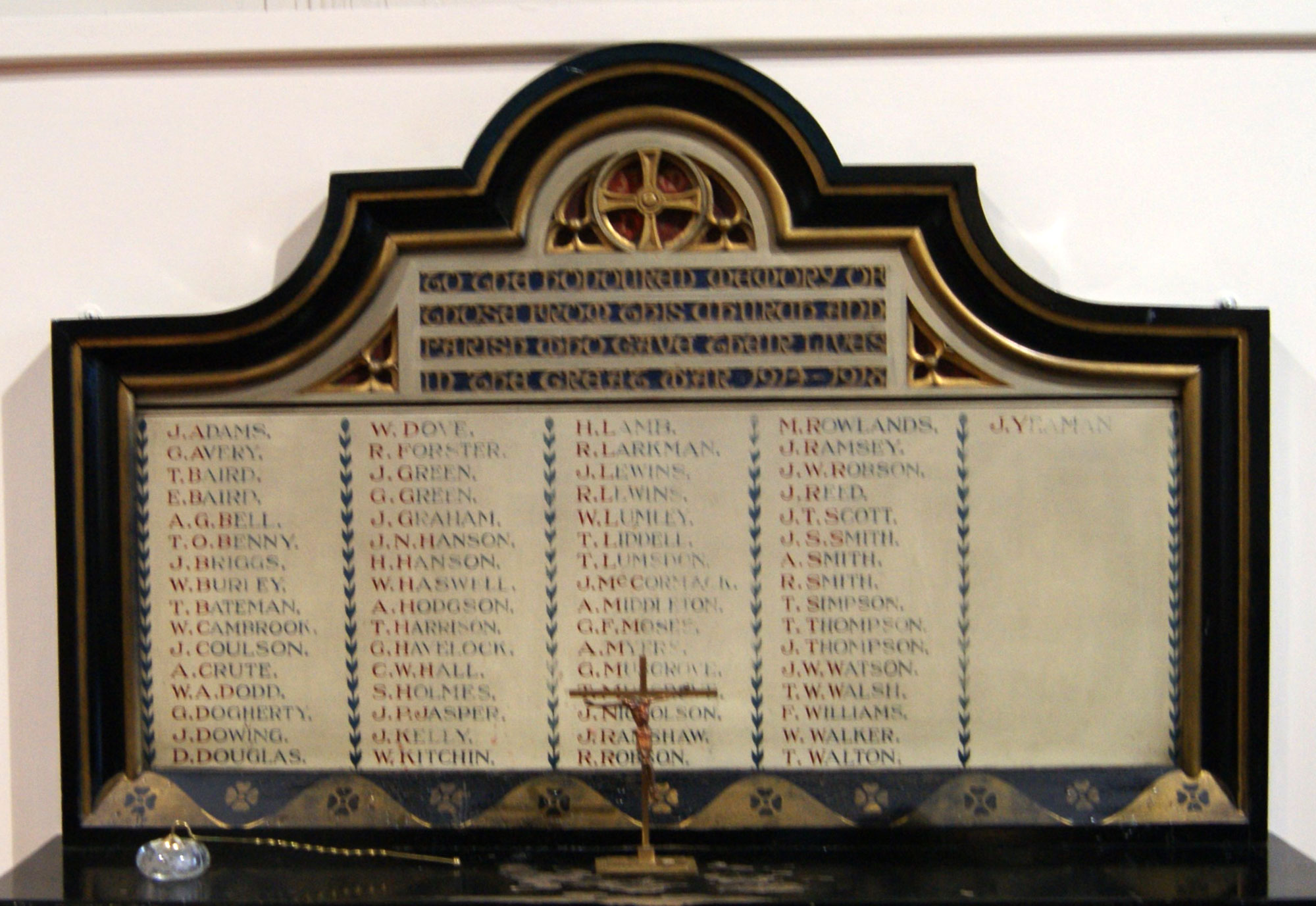 The Yorkshire Regiment, Local War Memorials