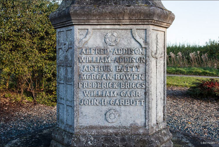 The Yorkshire Regiment, Local War Memorials