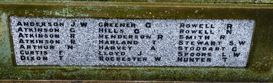 The Yorkshire Regiment, Local War Memorials