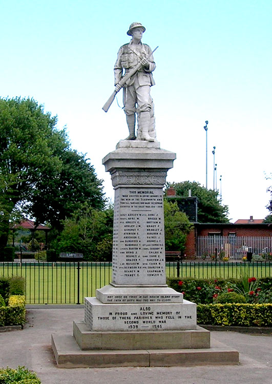 The Yorkshire Regiment, Local War Memorials