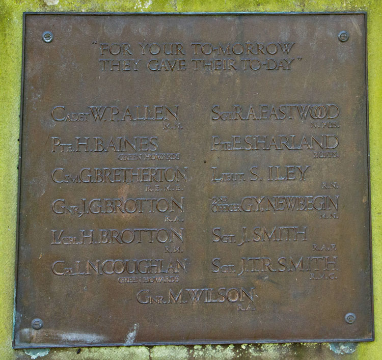 The Yorks, Local War Memorials
