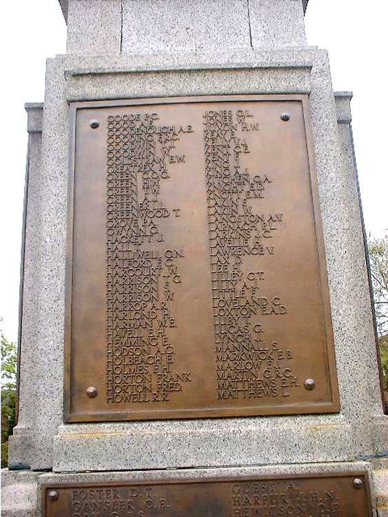 The Yorkshire Regiment, War Memorials Elsewhere
